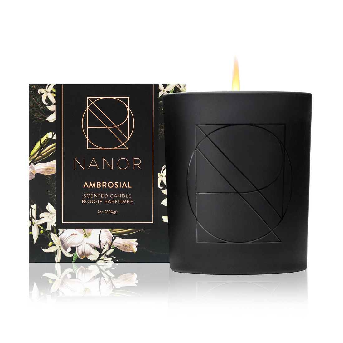 Ambrosial Premium Scented Candle - over 50+ hours burn time – Nanor ...